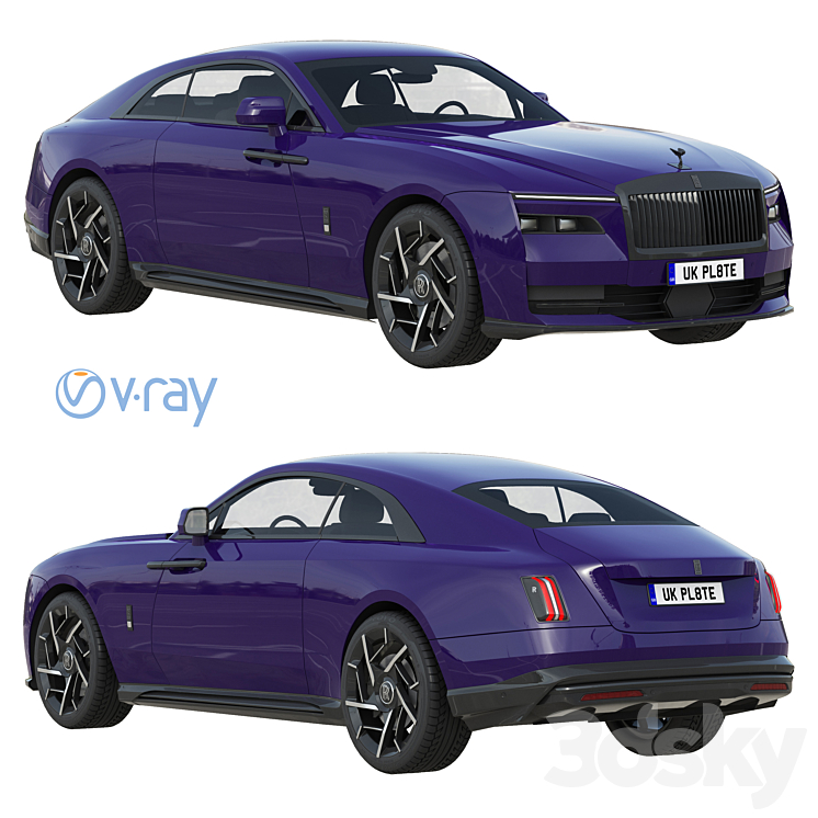 Rolls-Royce Specter Black Badge - Ground Transport - 3D model
