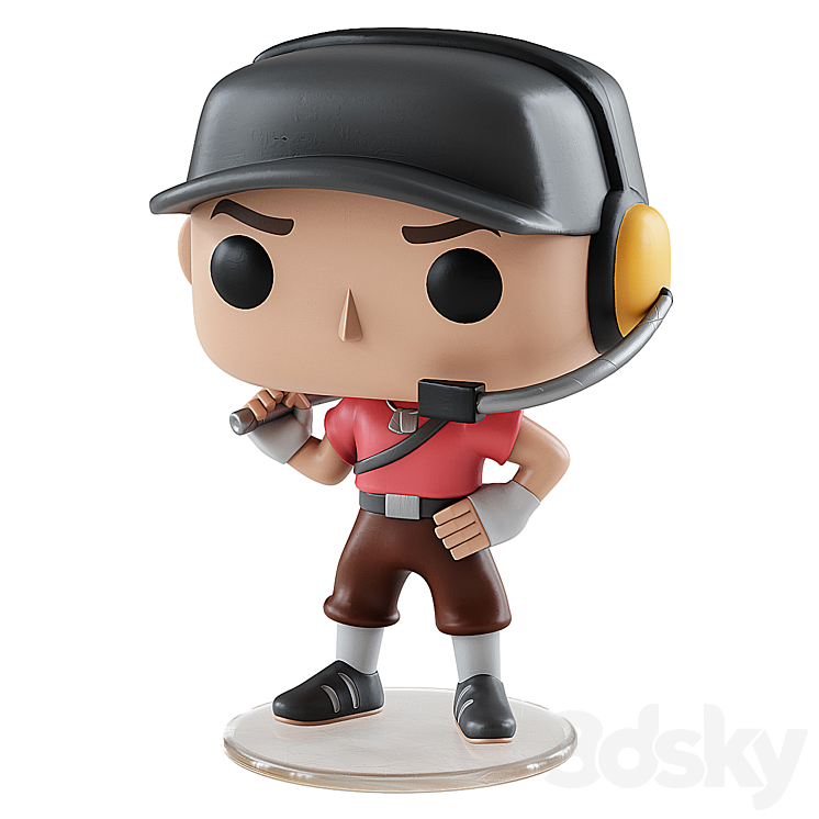 Team Fortress 2 SCOUT - Toy - 3D model