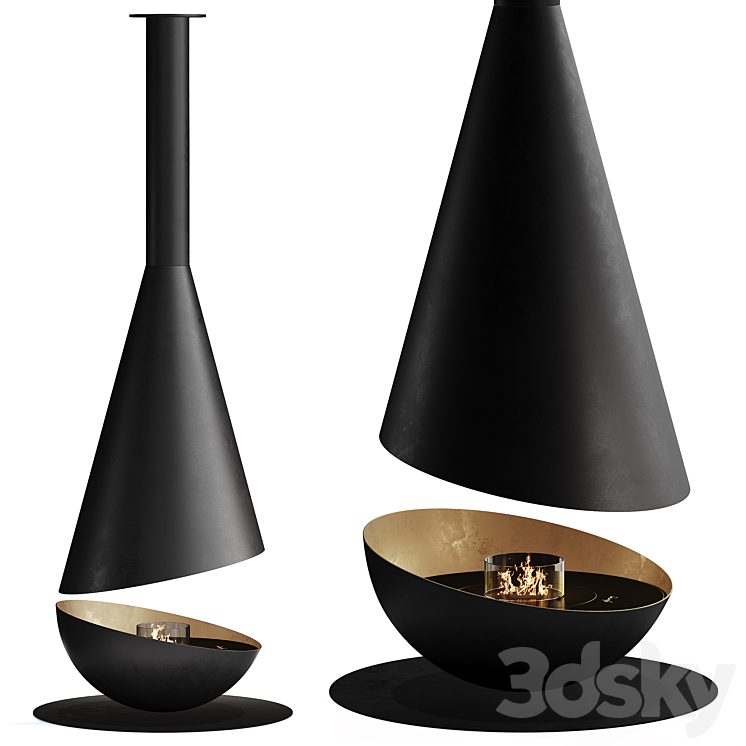 Thales by Glammfire - Fireplace - 3D model