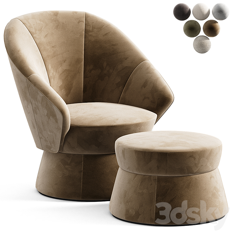 DS 163 Armchair by De Sede - Arm chair - 3D model