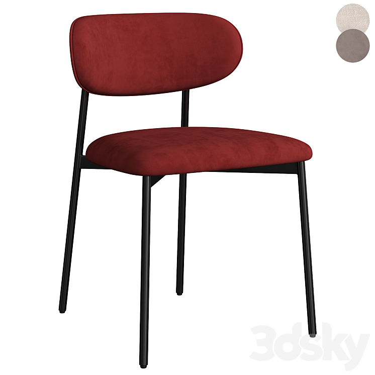 Cree Dining Chair By Danetti - Chair - 3D model