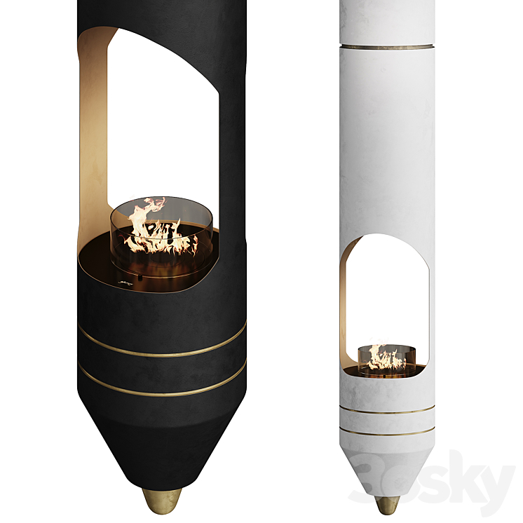 Signature by Glammfire - Fireplace - 3D model