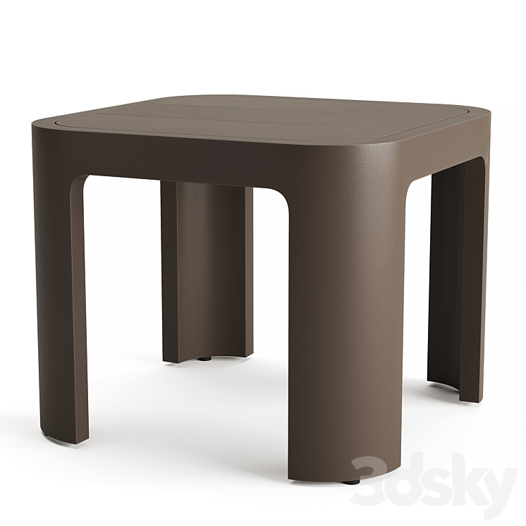 RH Sedona Aluminum Side Table - Table - 3D model