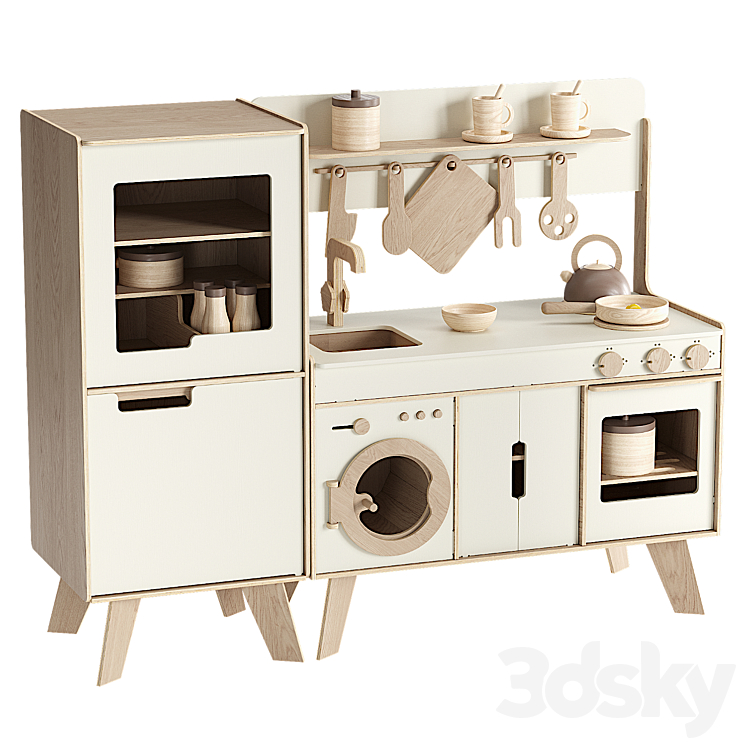 Children's kitchen - Toy - 3D model