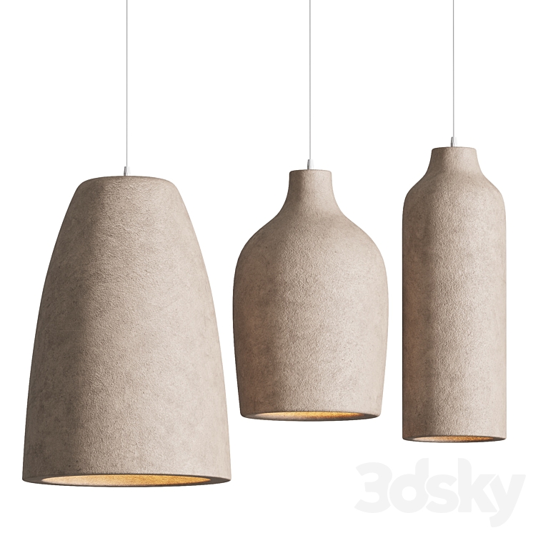 Barrel Shape Pendant Light - Pendant light - 3D model