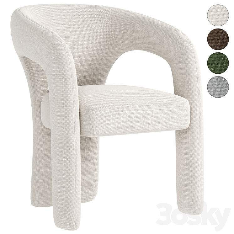 Philip Dining Chair - Chair - 3D model