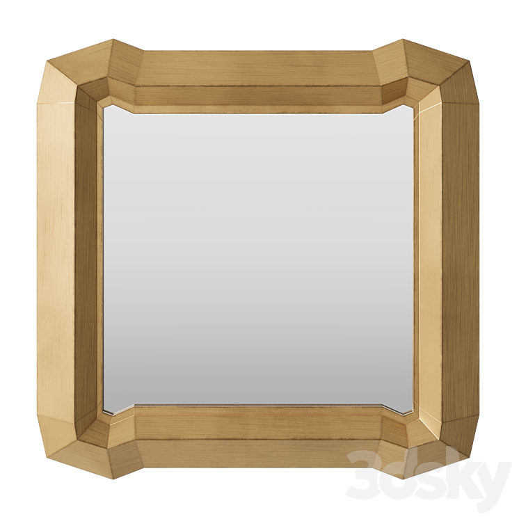 Penner Angular Resin Mirror by Lulu & Georgia - Mirror - 3D model