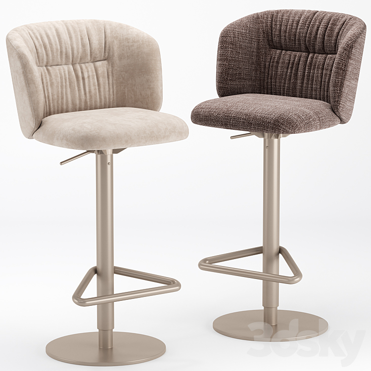 Sweel contemporary classic barchair - Calligaris - Chair - 3D model