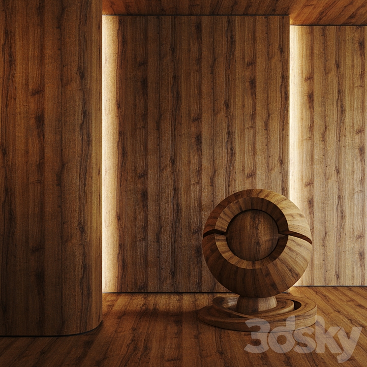 Material wood Egger LDSP H1344 ST32 Oak Sherman cognac brown - Wood ...