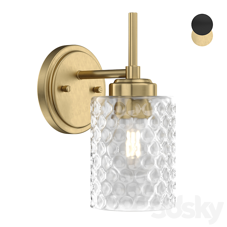 Wall lamp sconce Craftmade Claire - Wall light - 3D model