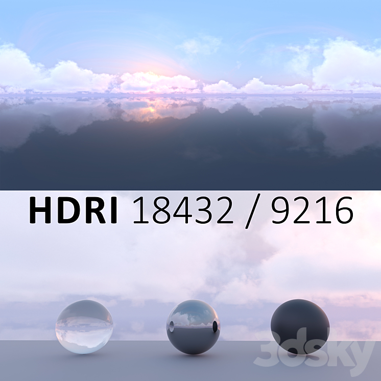 HDRI Morning Sky - HDRI - 3D model