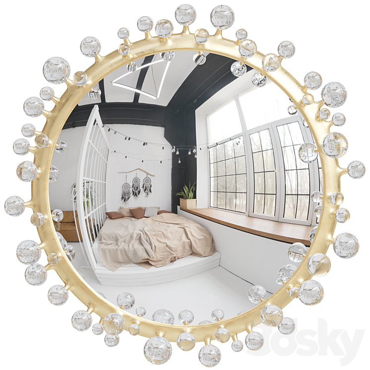 Super Bubbling Mirror 605 - Mirror - 3D model