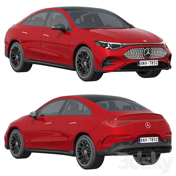 Mercedes-Benz CLA EQ Technology AMG Line 2026 - Ground Transport - 3D model