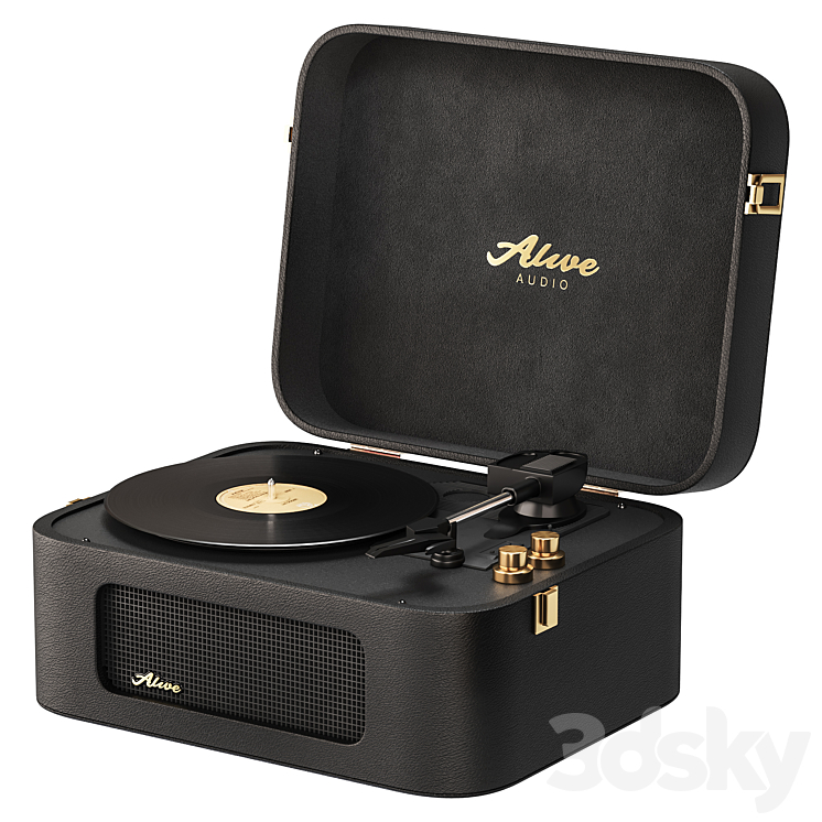 Alive Audio Stories Vinyl Turntable - Audio tech - 3D model