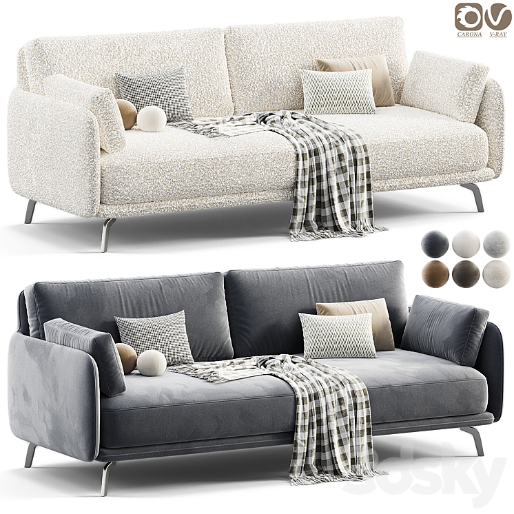 Liam Sofa by SK Design - Sofa - 3D model