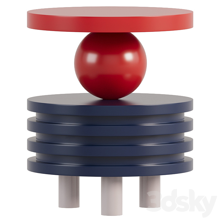 Balance Side Table - Table - 3D model