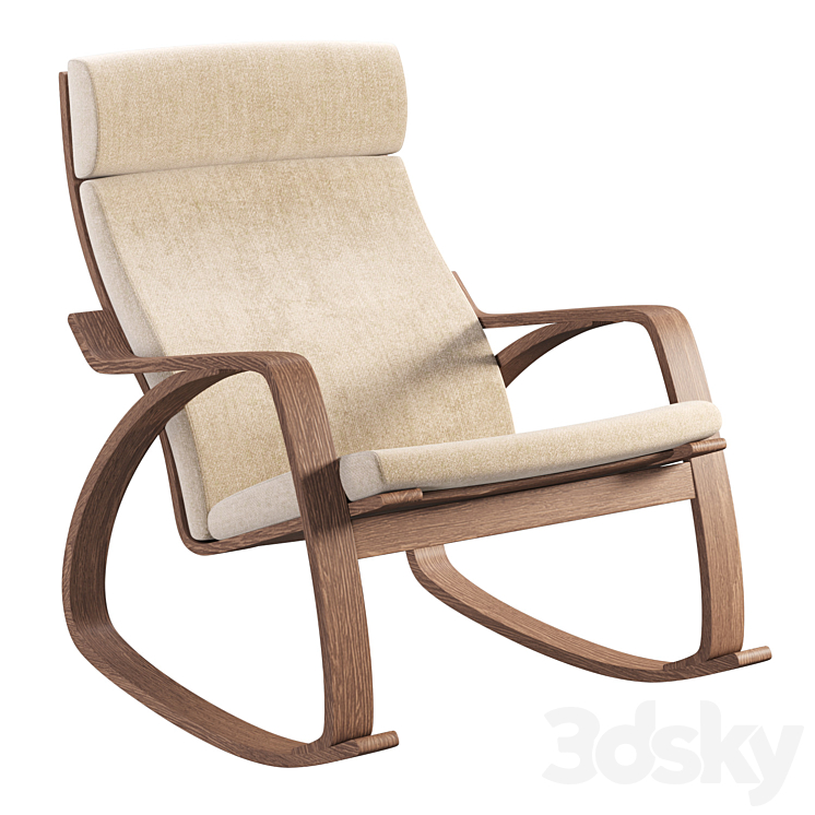 Poang by IKEA - Arm chair - 3D model
