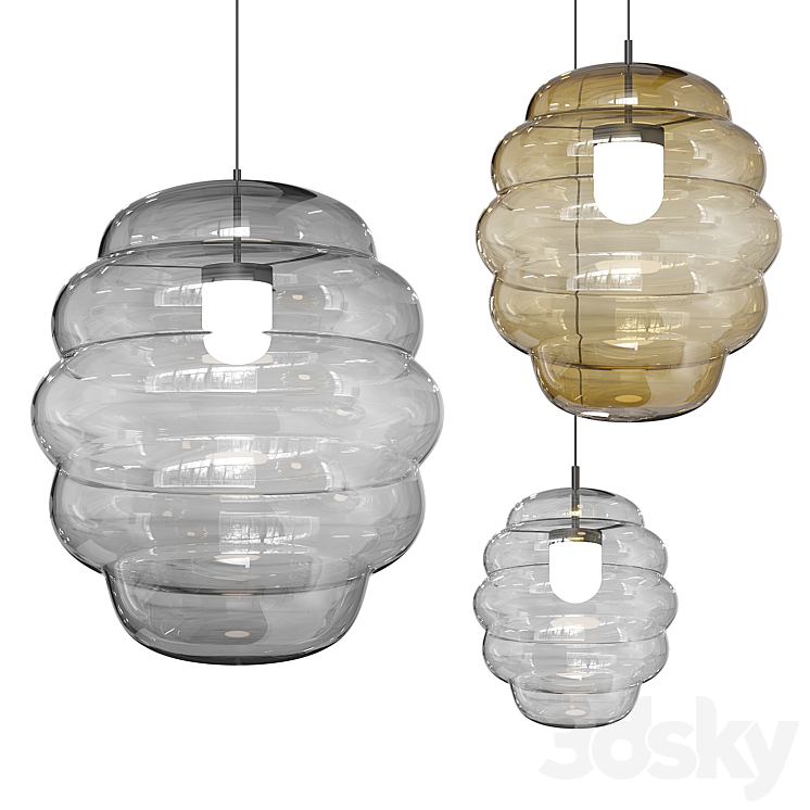 Blimp Bomma - Pendant light - 3D model
