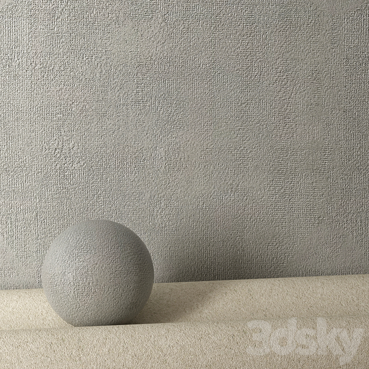 Decorative coating mka paint based on Antico - Wall covering - 3D model