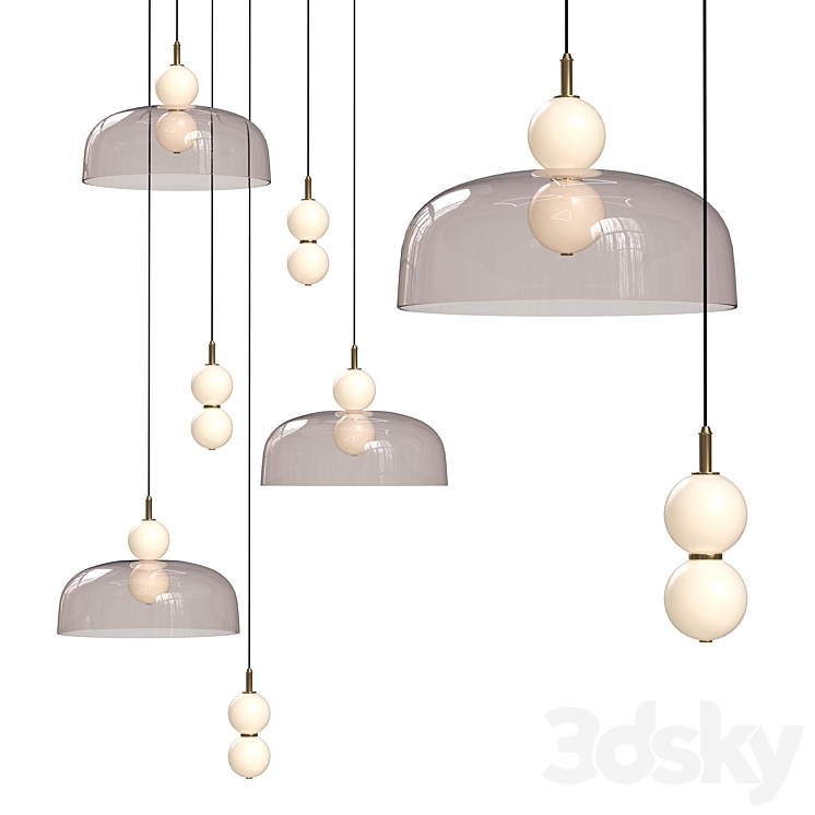 Echo Shade Pendant - Pendant light - 3D model