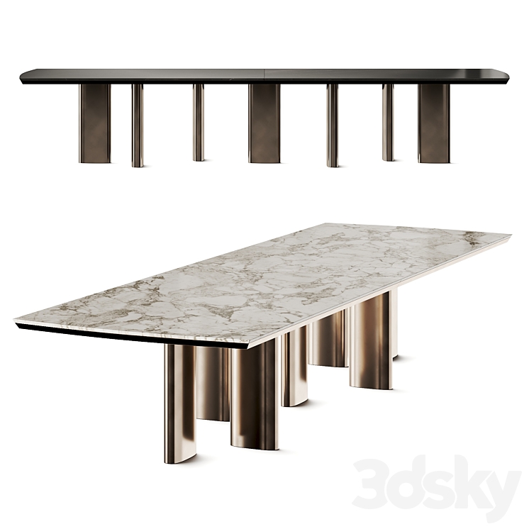 Poliform Adrien Dining Table - Table - 3D model