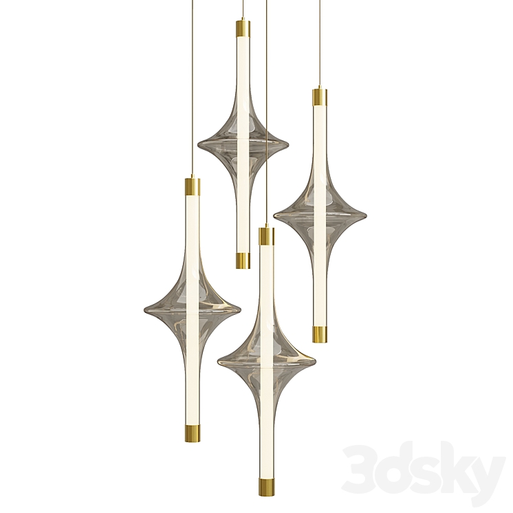 Balance Lighting Hanging - Pendant light - 3D model