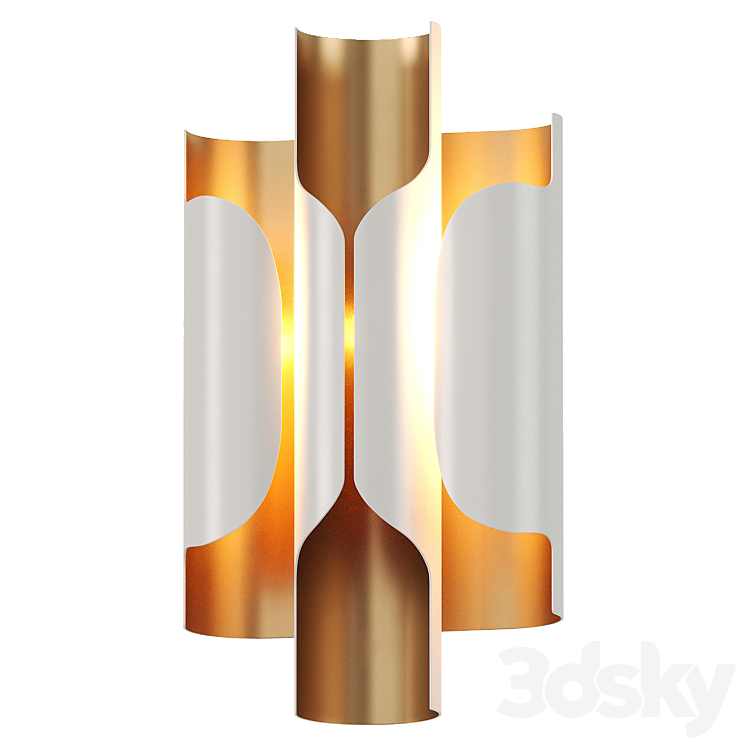 Metal lamp Henrio - Wall light - 3D model