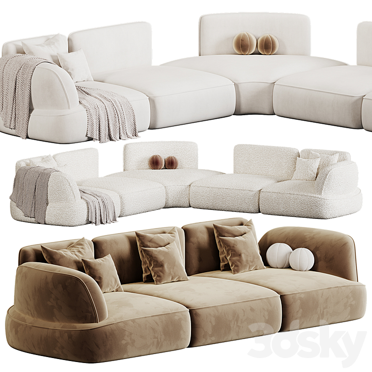 Snail Sofa By Natuzzi italia | Sofa 01 - Sofa - 3D model