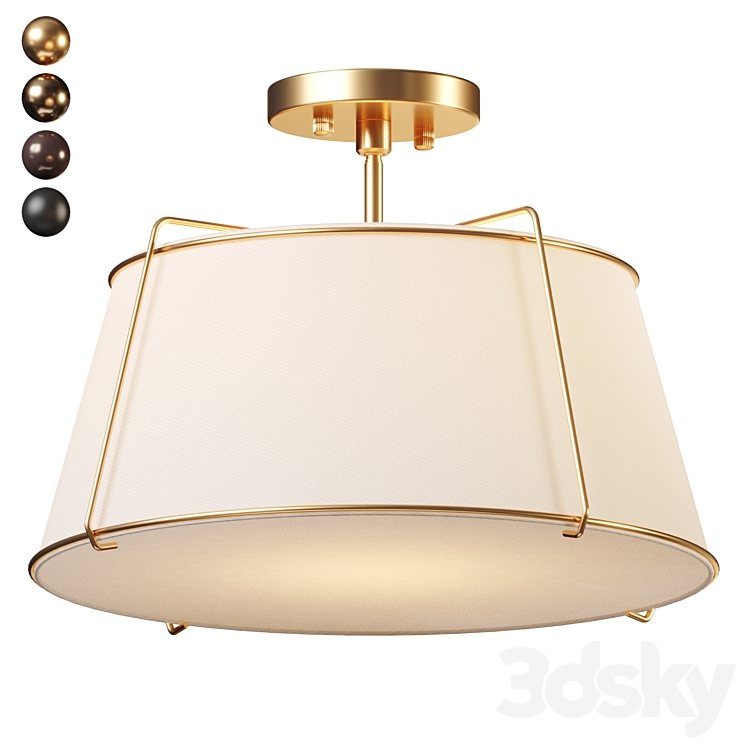 Bertan by Wade Logan - Ceiling lamp - 3D model