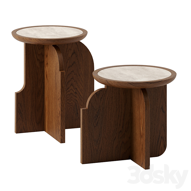 Venus side tables by Pierre Frey - Table - 3D model