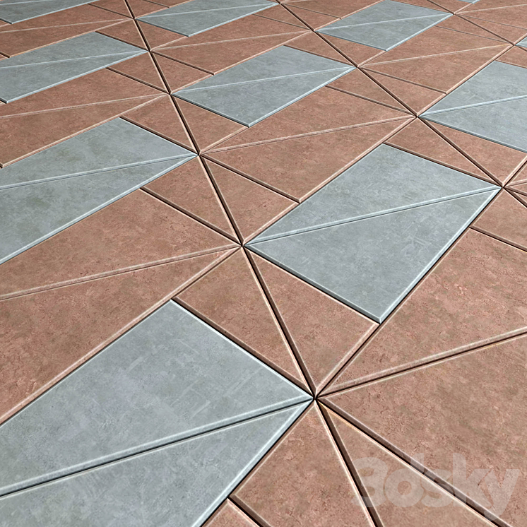 Paving decor n15 - Paving - 3D model