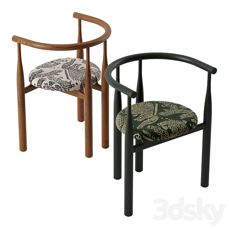 Bukowski Chair by New Works - Chair - 3D model