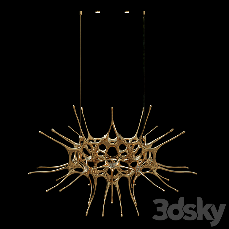 DRAGON OVAL By TERZANI - Pendant light - 3D model