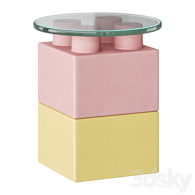 Lego Blocks Coffee Table - Table - 3D model