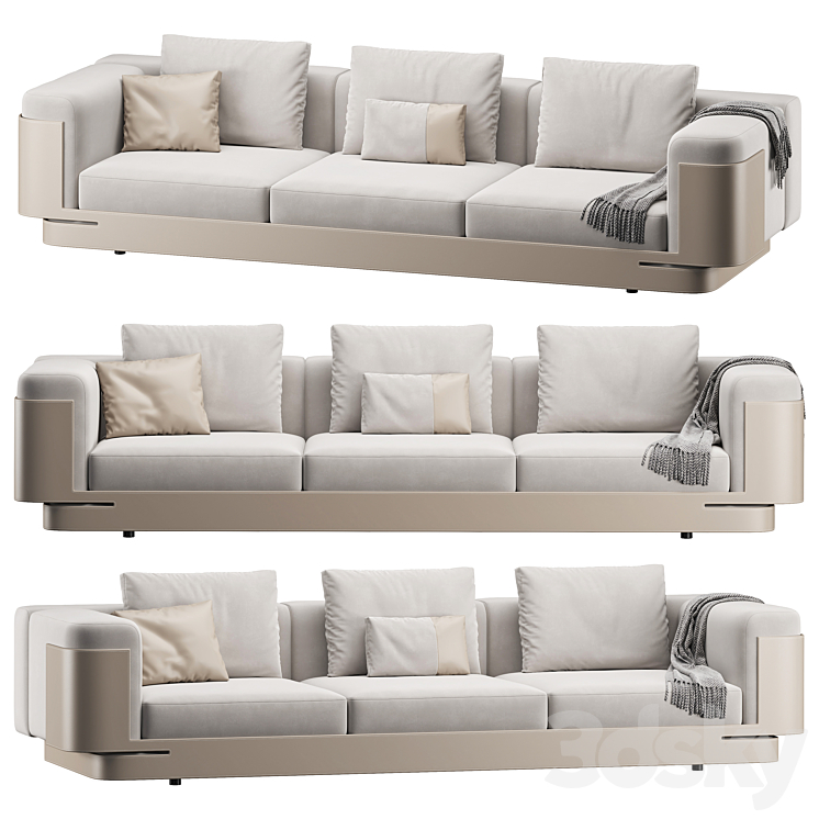 Necchi Sofa - Sofa - 3D model
