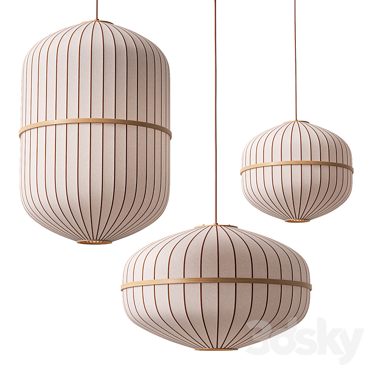 Lucén Pendant Lights By BOLIA - Pendant light - 3D model