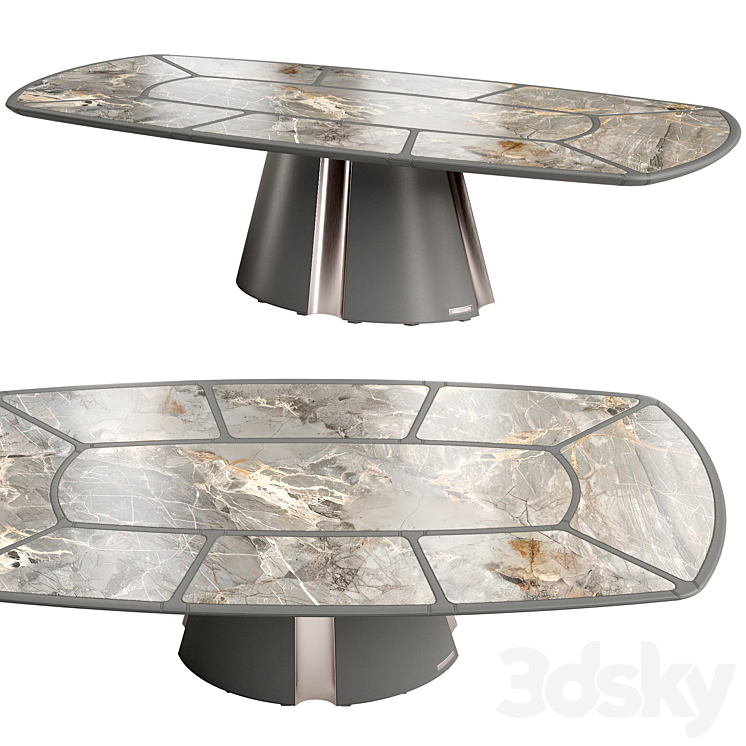 Visionnaire Vortex table - Table - 3D model