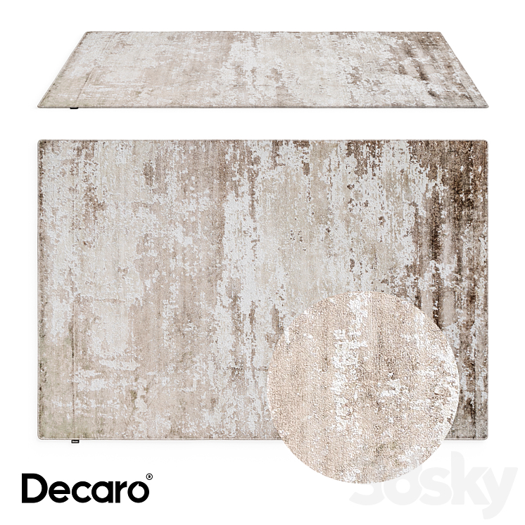 Carpet from art silk Decaro Rugs D110033 - Carpets - 3D model