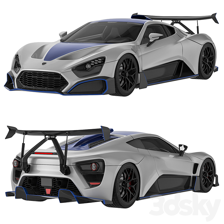 Zenvo TSR-S - Ground Transport - 3D model