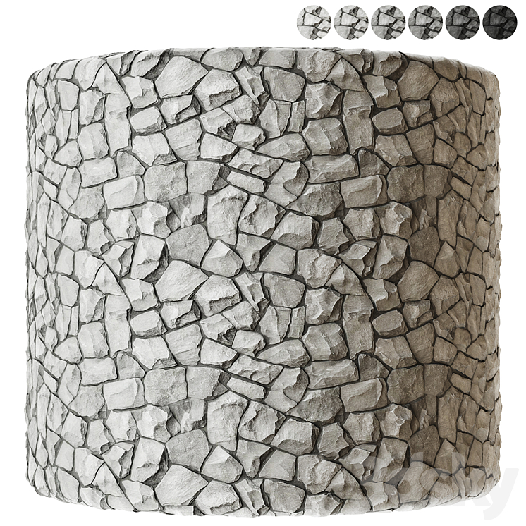 Stonework 001 (Seamless Texture) - Stone - 3D model