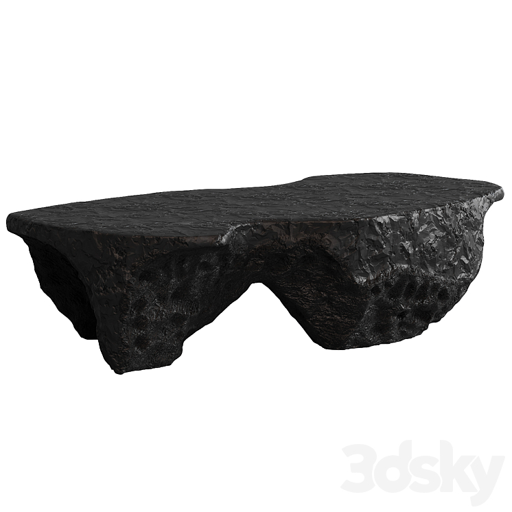 Stone coffee table 01 - Table - 3D model