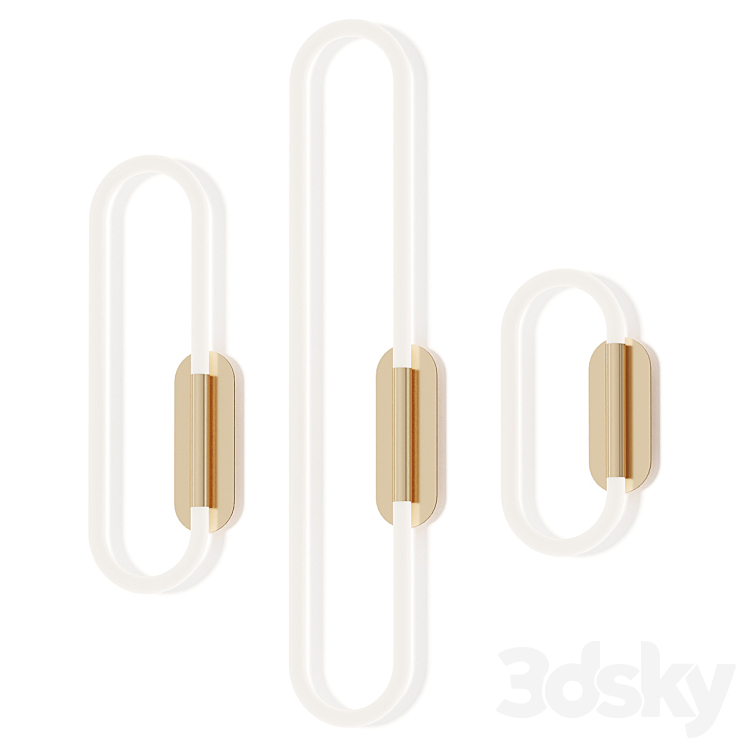 Split Wall Lamp - Wall light - 3D model