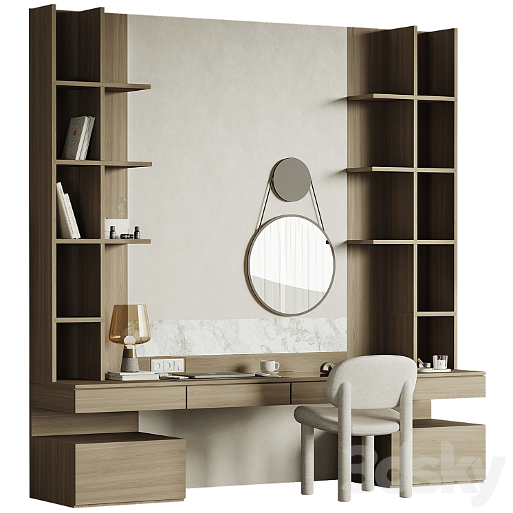 Home Office 002 - Office furniture - 3D model