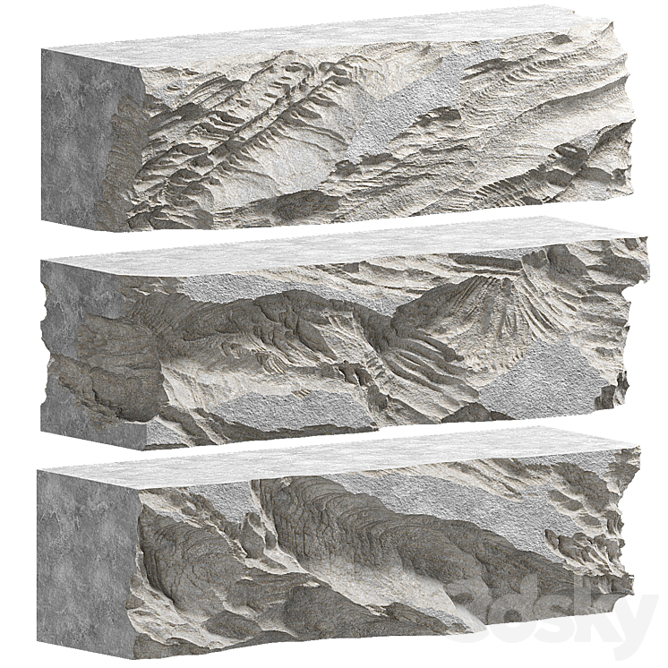 table stone - Table - 3D model