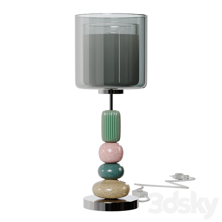 Urban Toy desk lamp in silver color with mirrored shade - Table lamp ...