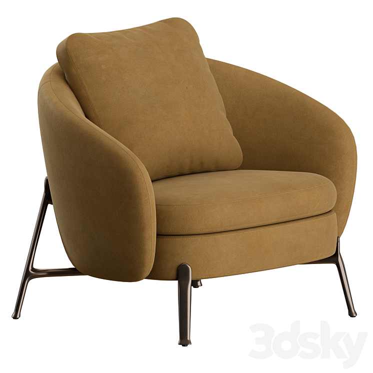 Orbis Armchair by Poliform - Arm chair - 3D model