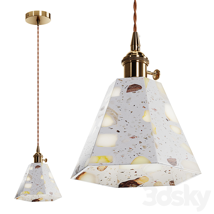 MODELUX Terrazzo Chandelier - Pendant light - 3D model
