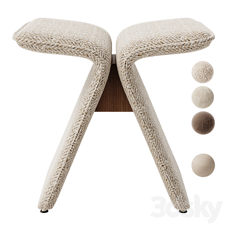 Butterfly Stool - Chair - 3D model