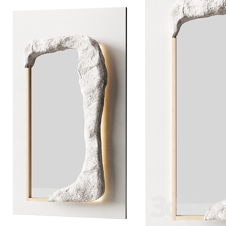 Mirror of Rock Panel - Mirror - 3D model