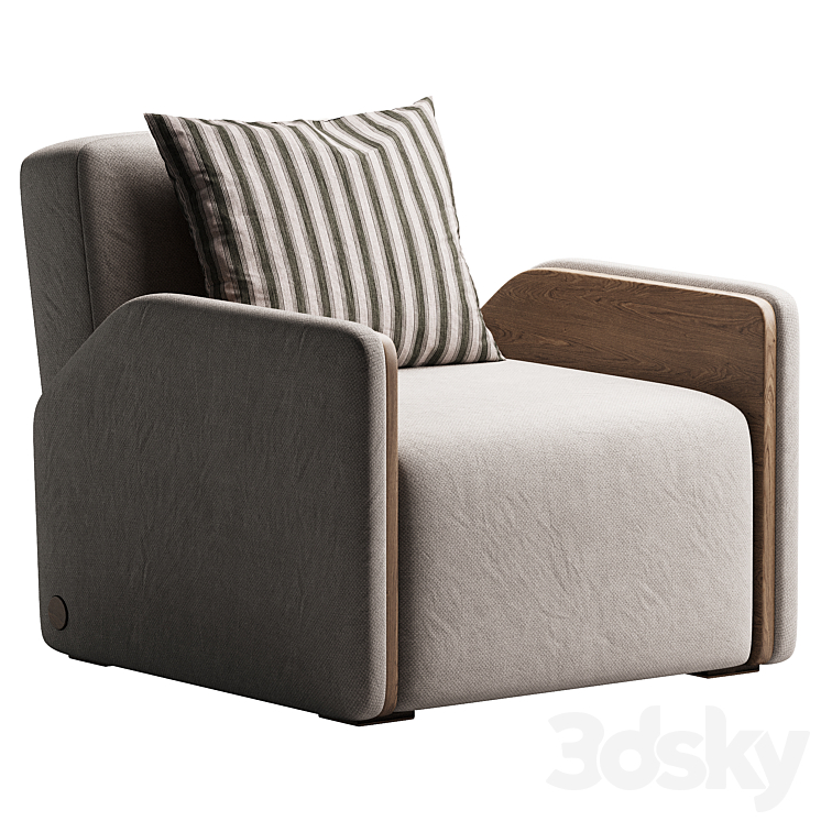 OSCAR CHAIR - Arm chair - 3D model